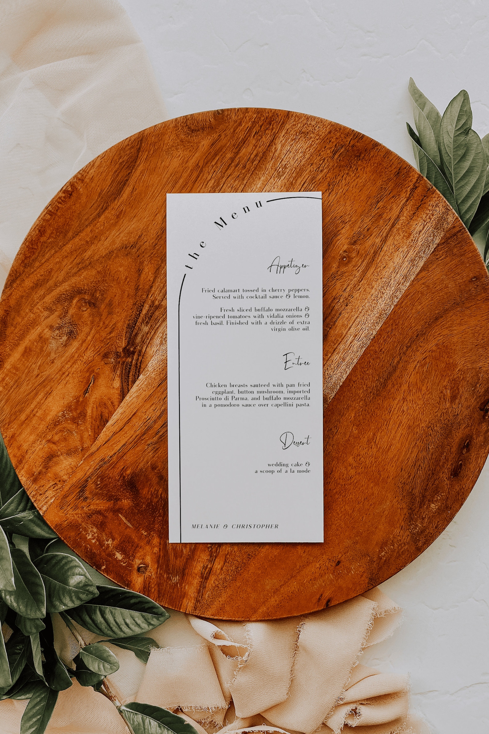Modern Dinner Menu Editable Template | DUST | Modern Minimalist ...