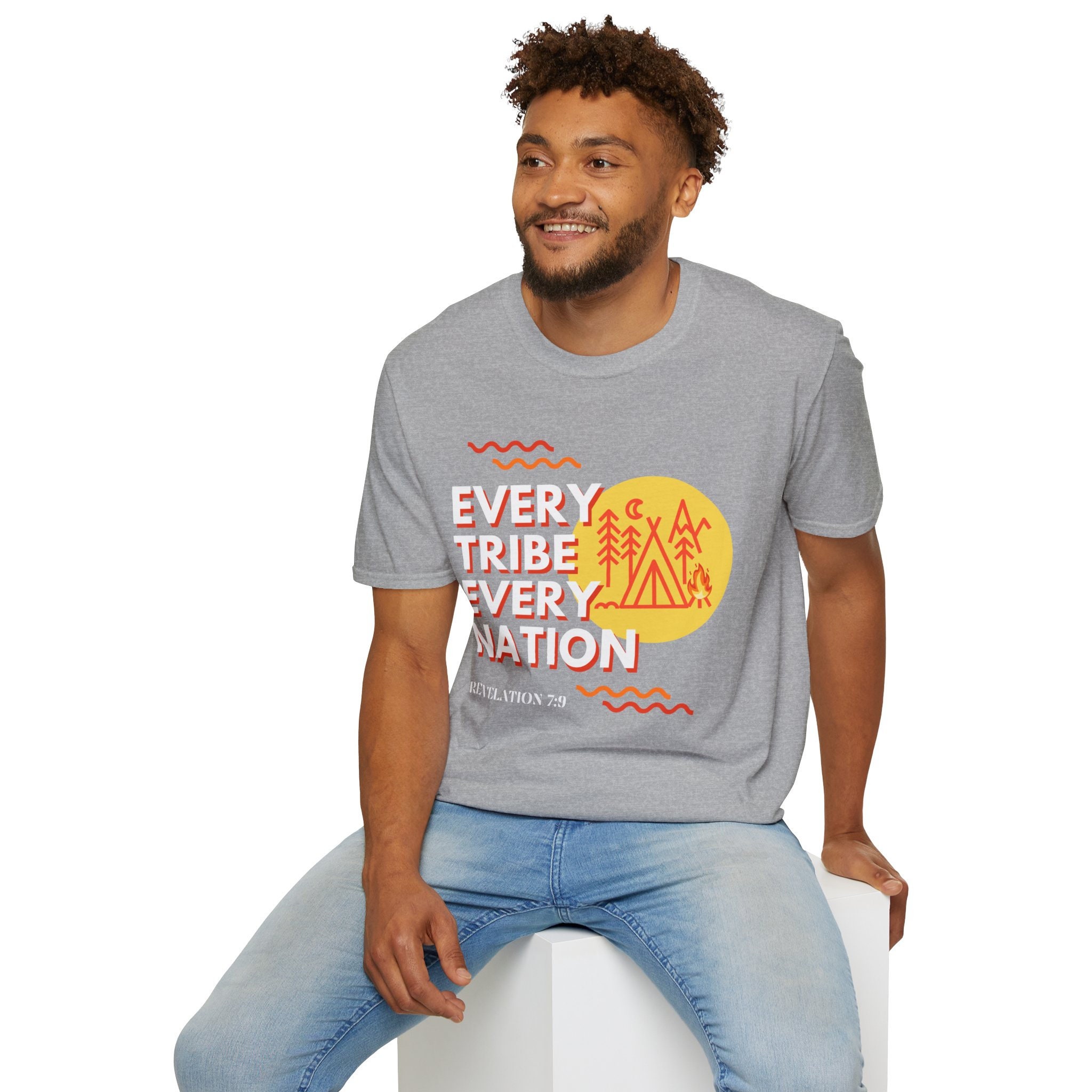 Every Tribe Every Nation Unisex Softstyle T-shirt, Christian Birthday ...
