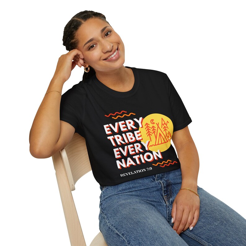 Every Tribe Every Nation Unisex Softstyle T-shirt, Christian Birthday ...