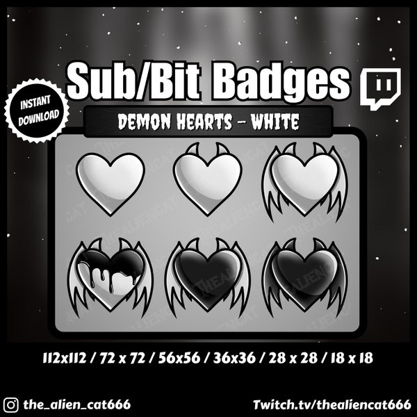 Demon Badges - Etsy