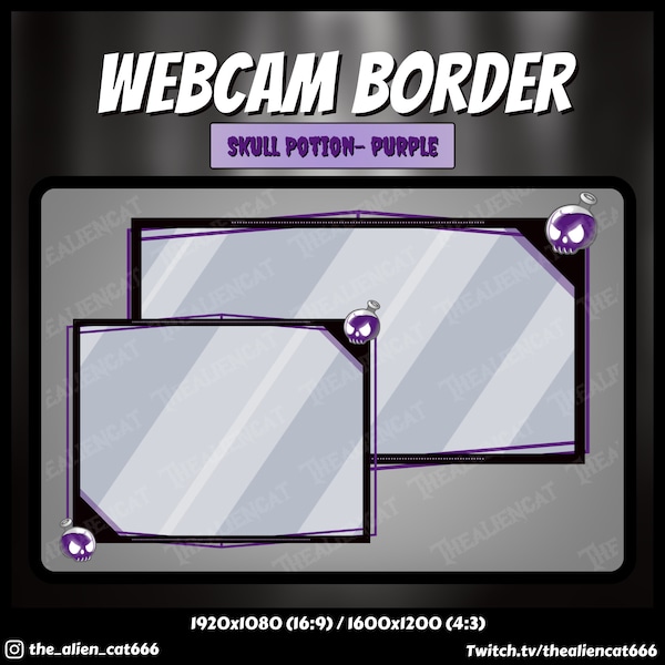 Twitch Gameplay Border - Etsy