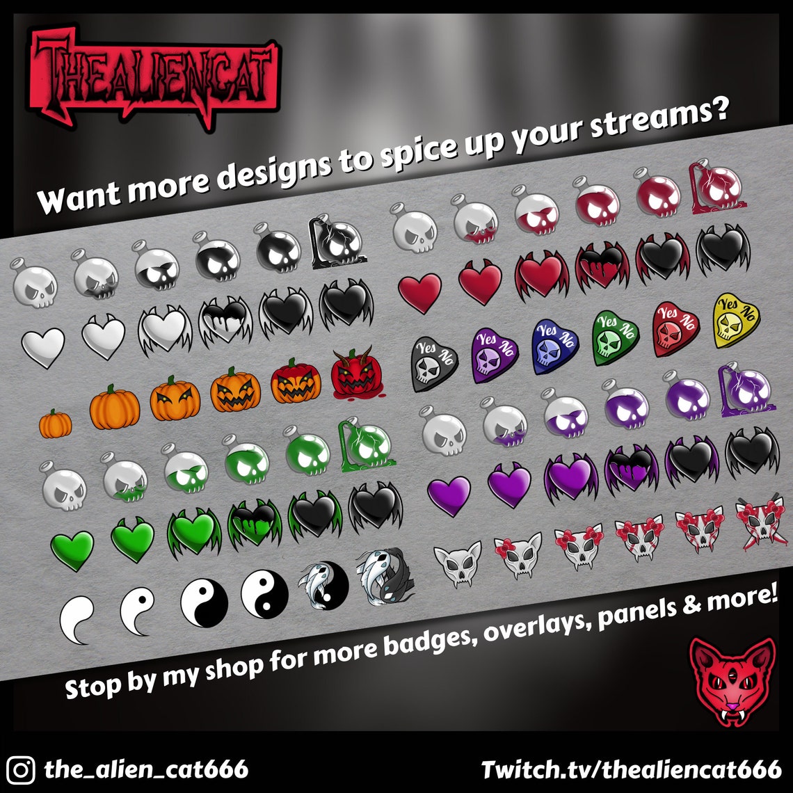 Yin Yang Koi Fish Sub/bit Badges Twitch Youtube Lo-fi - Etsy