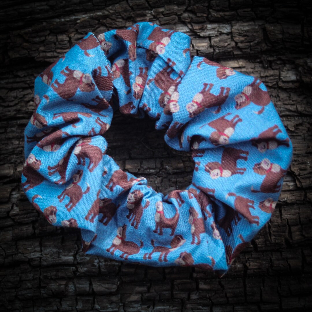 Scrunchie With a Dog Motif a Very Special Gift for Dog - Etsy