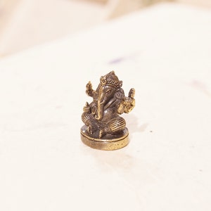 Ganesh Mini Figure Ganesha Statue Ganapati Elephant God Prosperity ...