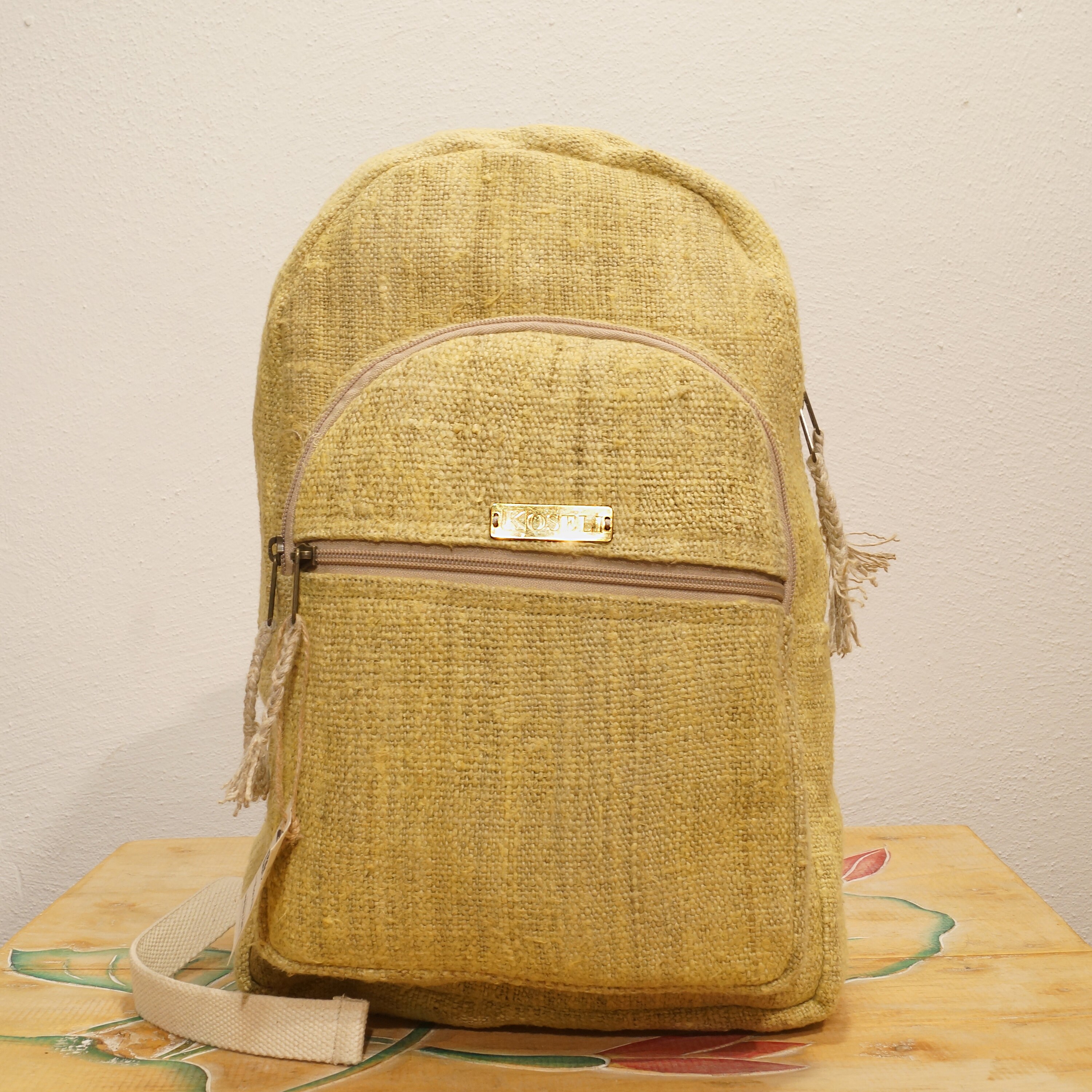 Hemp Backpack Made From Ethical and Natural Hemp Vegetable - Etsy