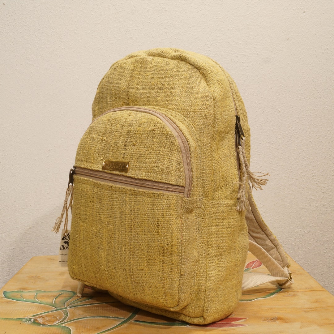 Hemp Backpack Made From Ethical and Natural Hemp | Vegetable Dyed ...
