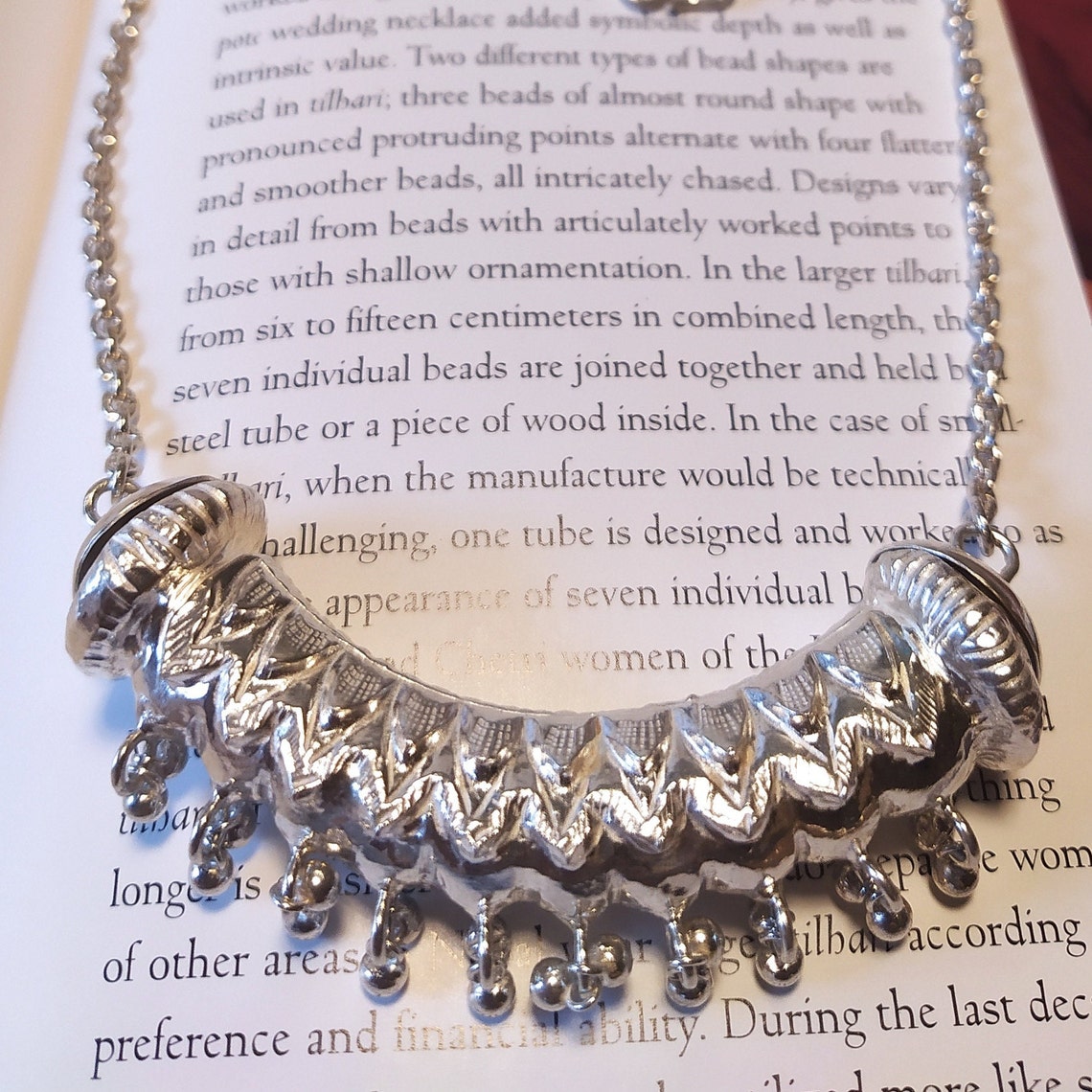 C-TILHARI Necklace Traditional Nepali Silver Necklace Handmade From ...