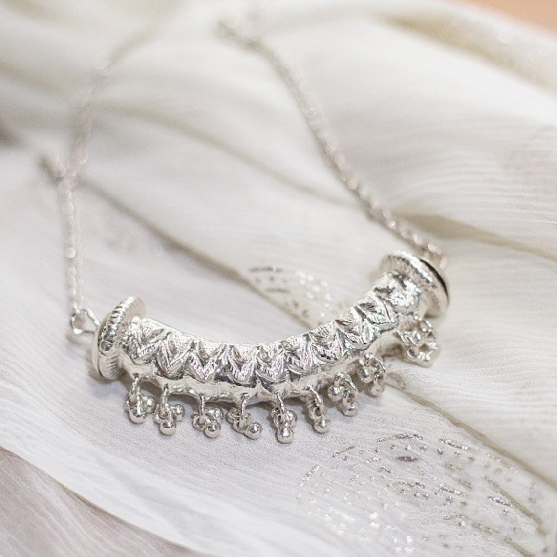 C-TILHARI Necklace Traditional Nepali Silver Necklace Handmade From ...