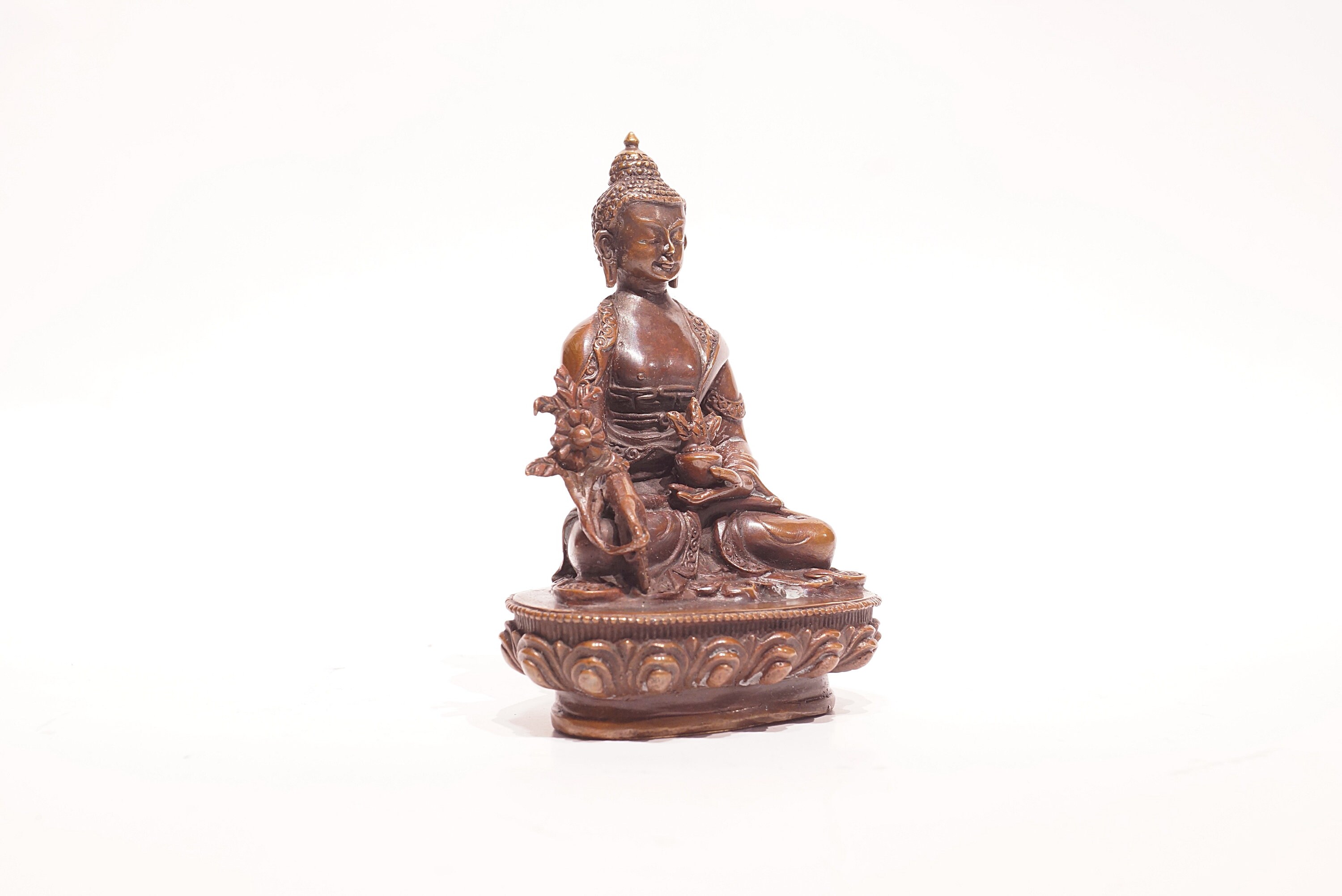 Medicine Buddha Copper Figure Bhaisajyaguru Handcrafted in - Etsy