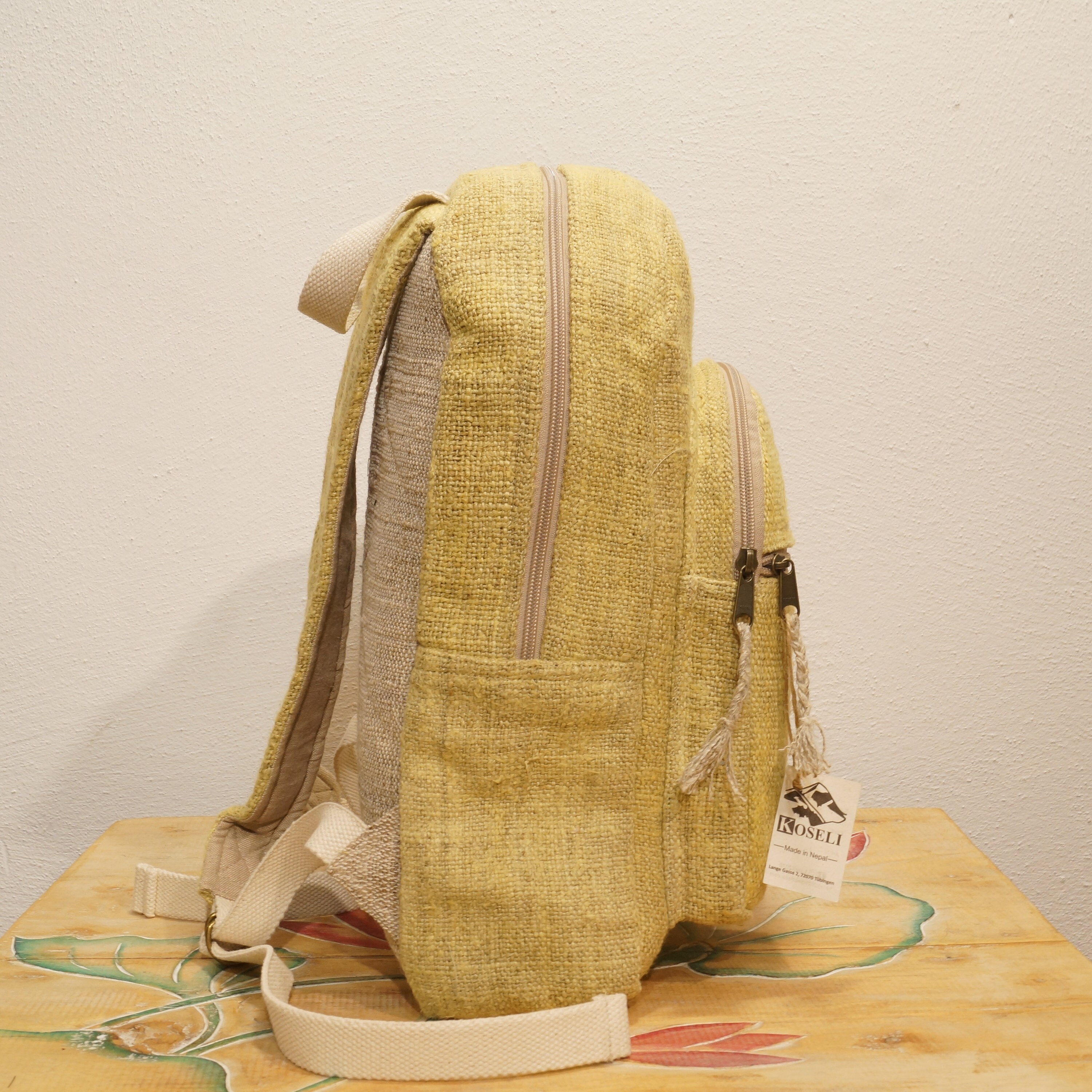 Hemp Backpack Made From Ethical and Natural Hemp Vegetable - Etsy