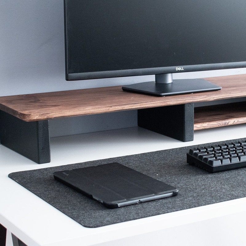 Wood Monitor Stand - Etsy