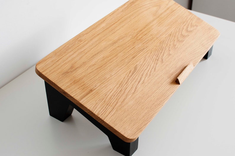 Real Oak Laptop Stand / Shelf / Raiser/ Home Office/ Imac - Etsy