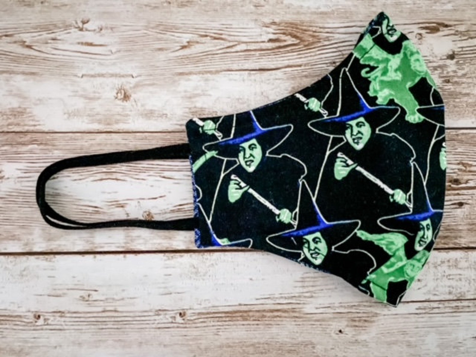 Wicked Witch of the West Halloween Face Mask | Etsy