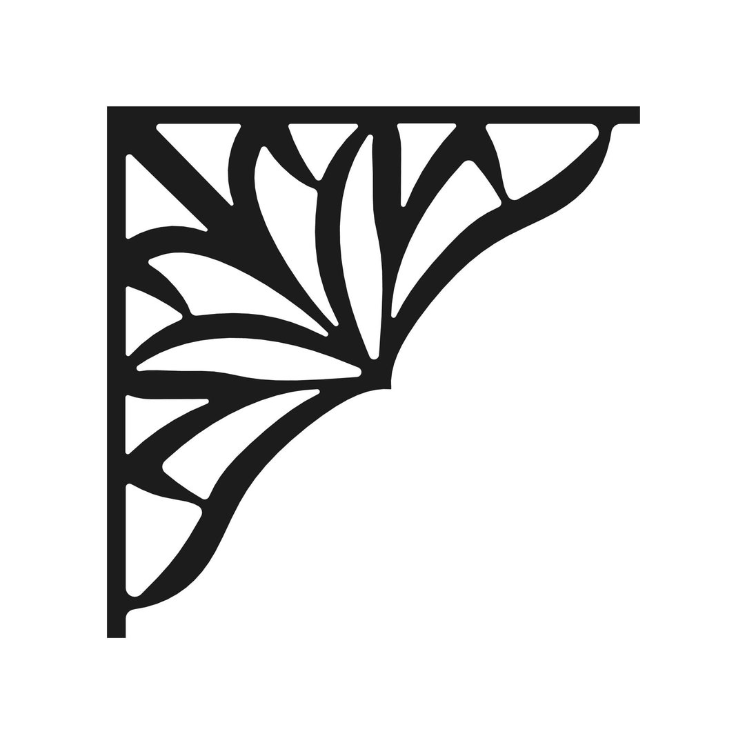 Iges DXF SVG Png Wrought Iron Gusset for Cnc Cutting or - Etsy Australia