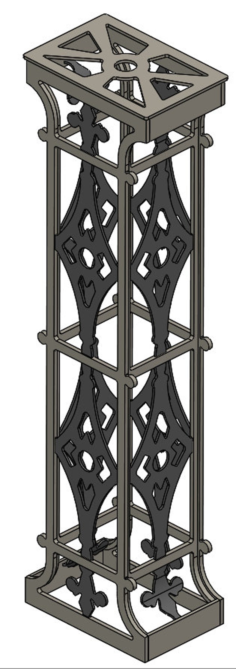 Iges, DXF, SVG, Png - Wrought Iron Pier - Etsy