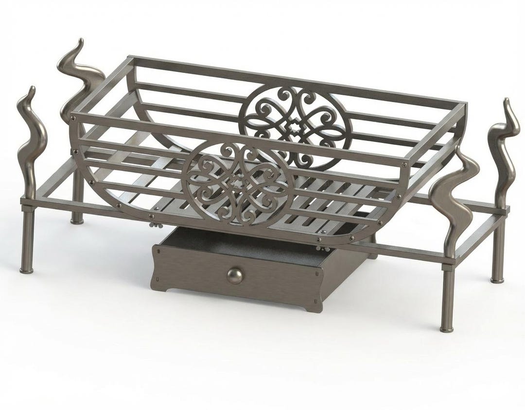 Victorian Scrollwork Fire Basket Design - CNC Files for Indoor ...