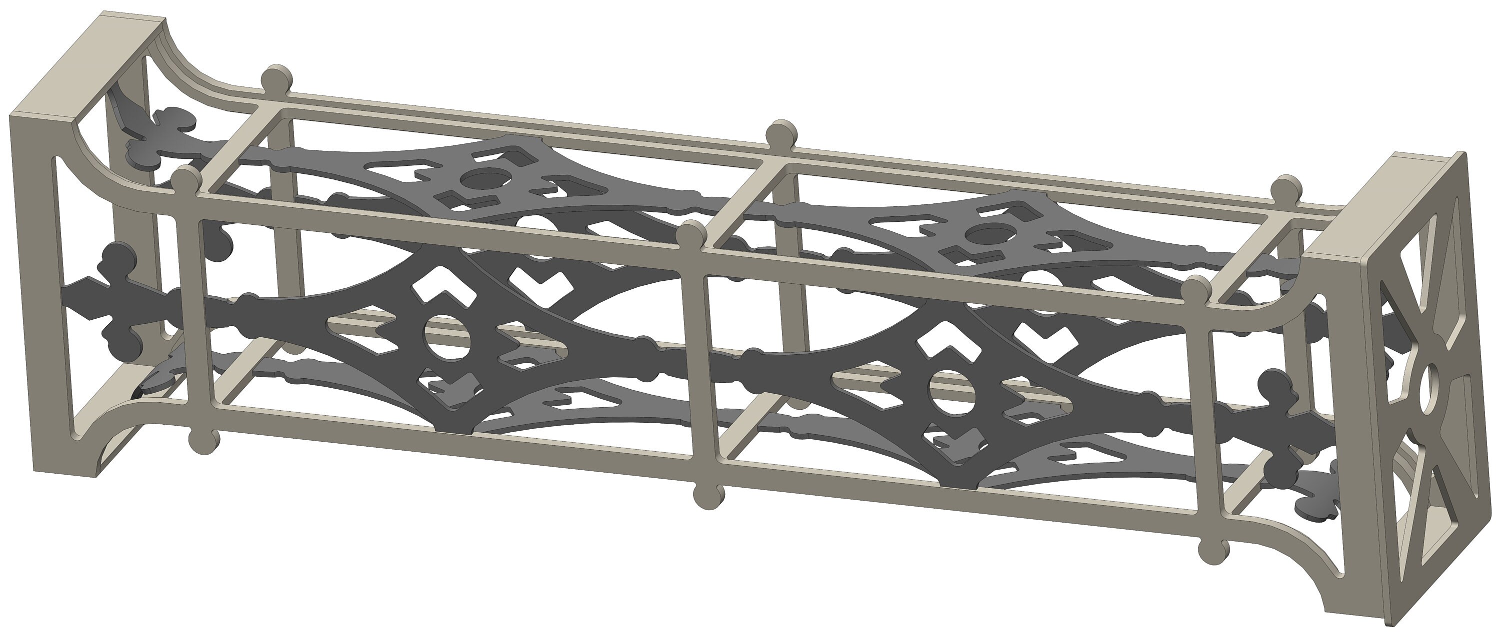 Iges, DXF, SVG, Png - Wrought Iron Pier - Etsy