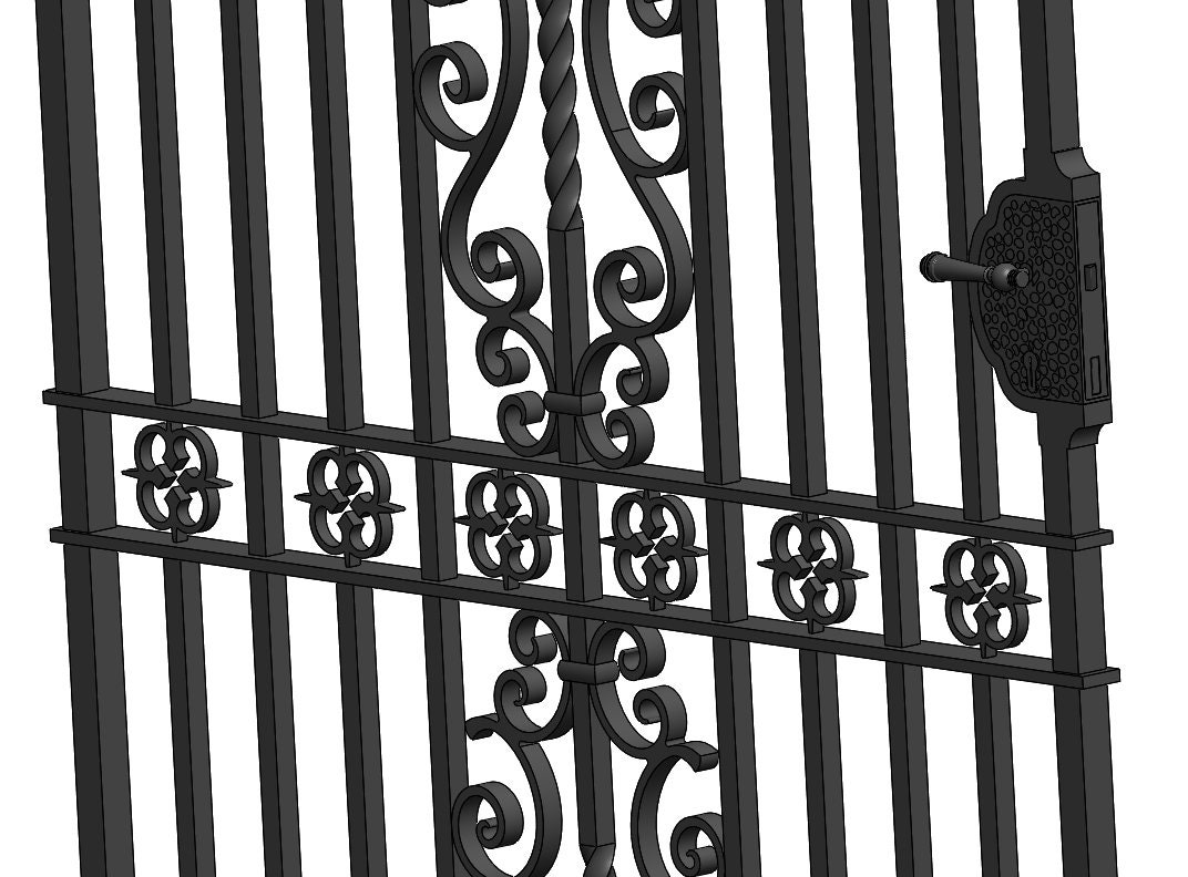Metal Gate - Victorian Style - Etsy