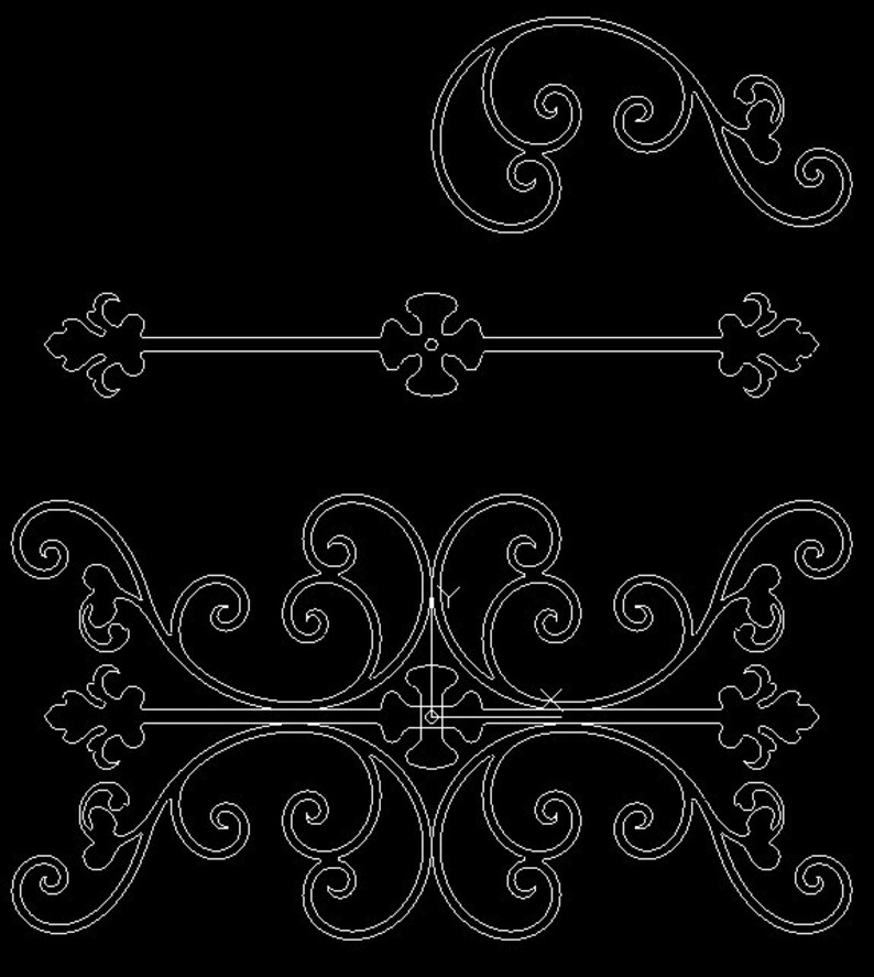 IGES, DXF, Png, Svg - 3d Scroll Panel - Etsy