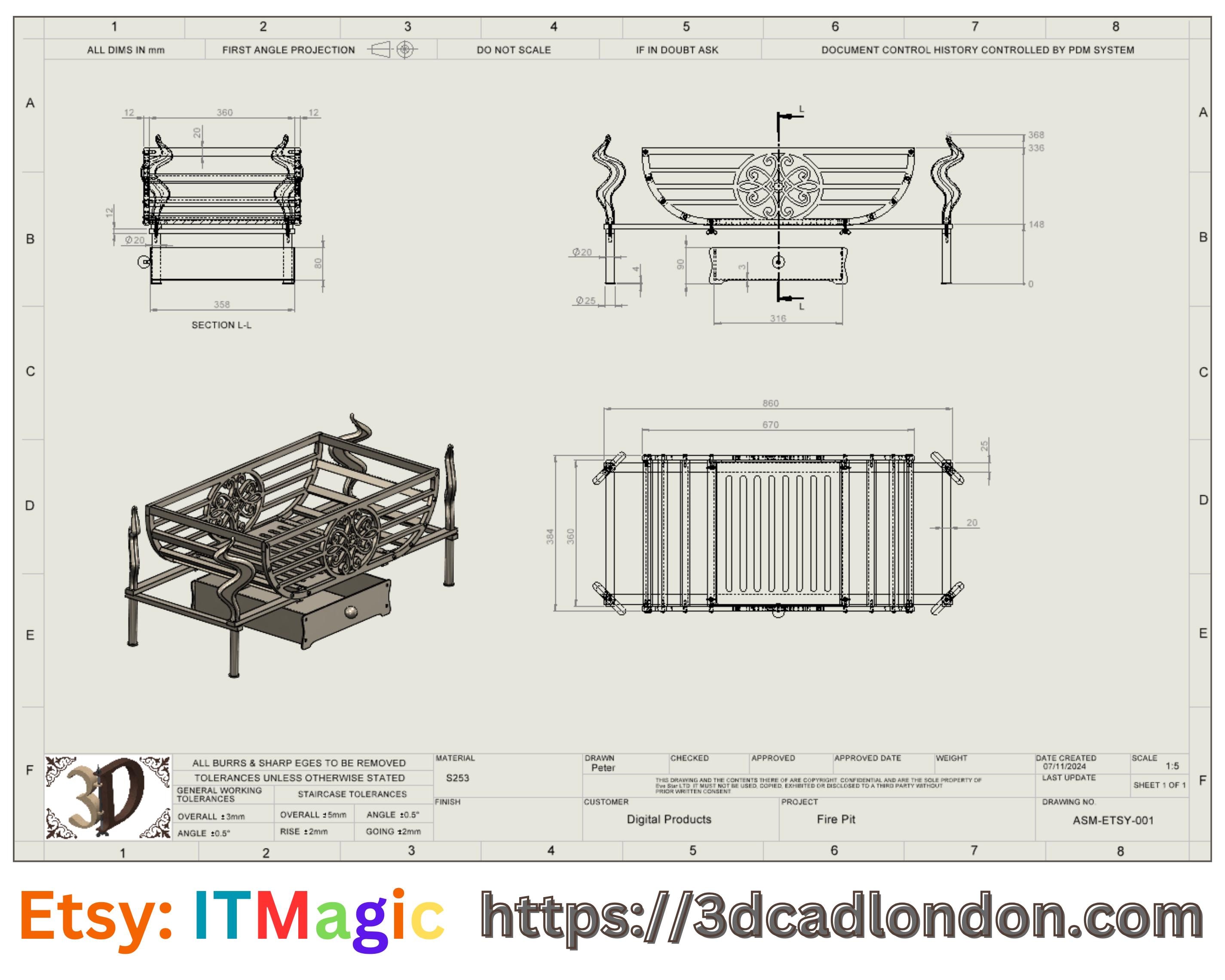 Solidworks - Fire Pit - High-end London Housing Market - Digital ...