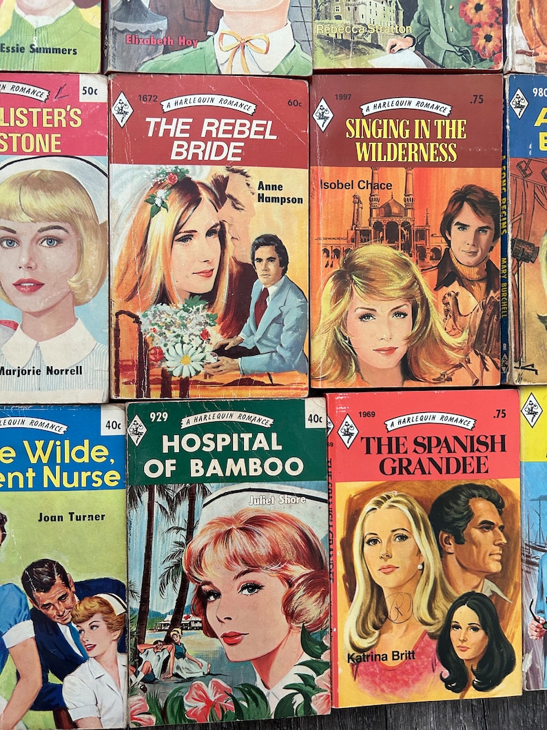 Harlequin Romance Book Collection 20 Books 1960's - Etsy