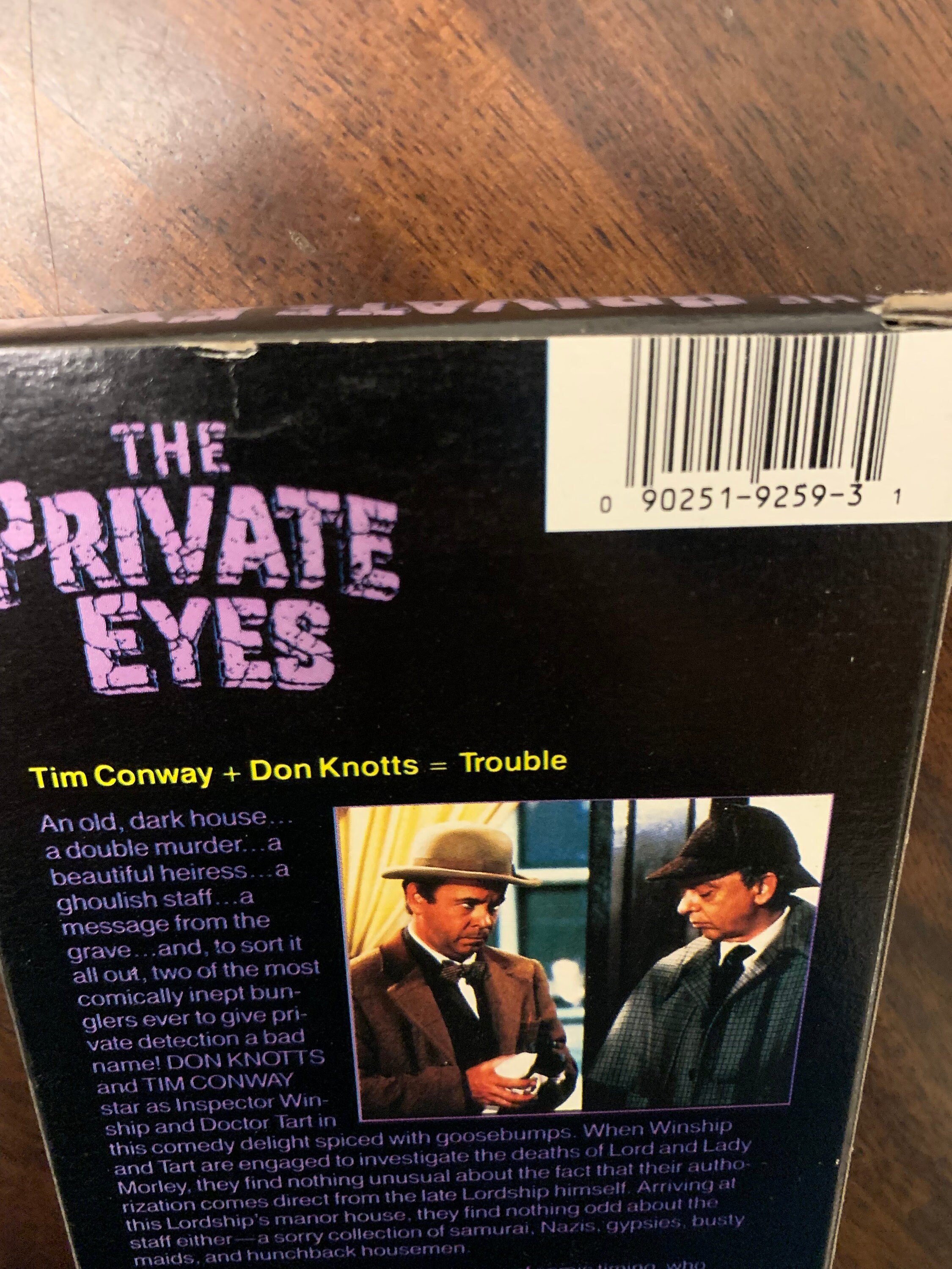 The Private Eyes VHS Video Treasures - Etsy