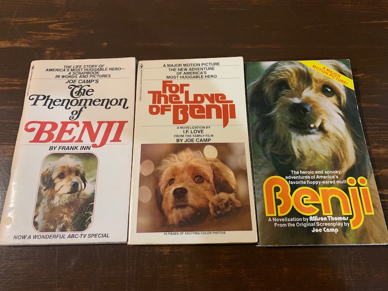 Benji Book Set 3 Books 1970's Based off Motion - Etsy