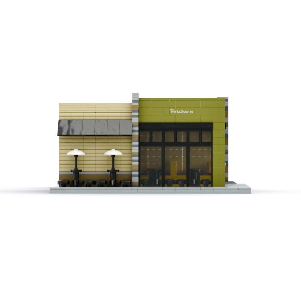 Cafe Restaurant Building Blocks Bricks Instructions PDF File Download ...