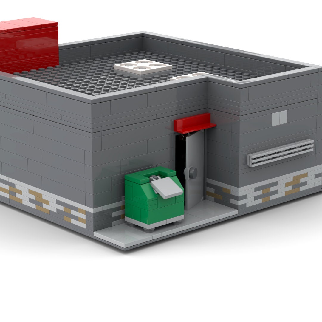 Fast-food Restaurant Building Blocks Bricks Instructions PDF File ...