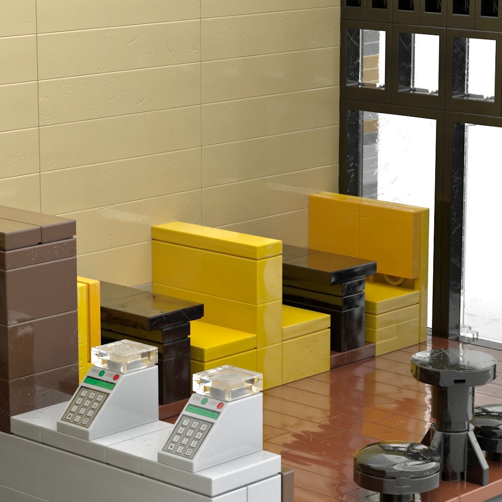 Cafe Restaurant Building Blocks Bricks Instructions PDF File Download ...