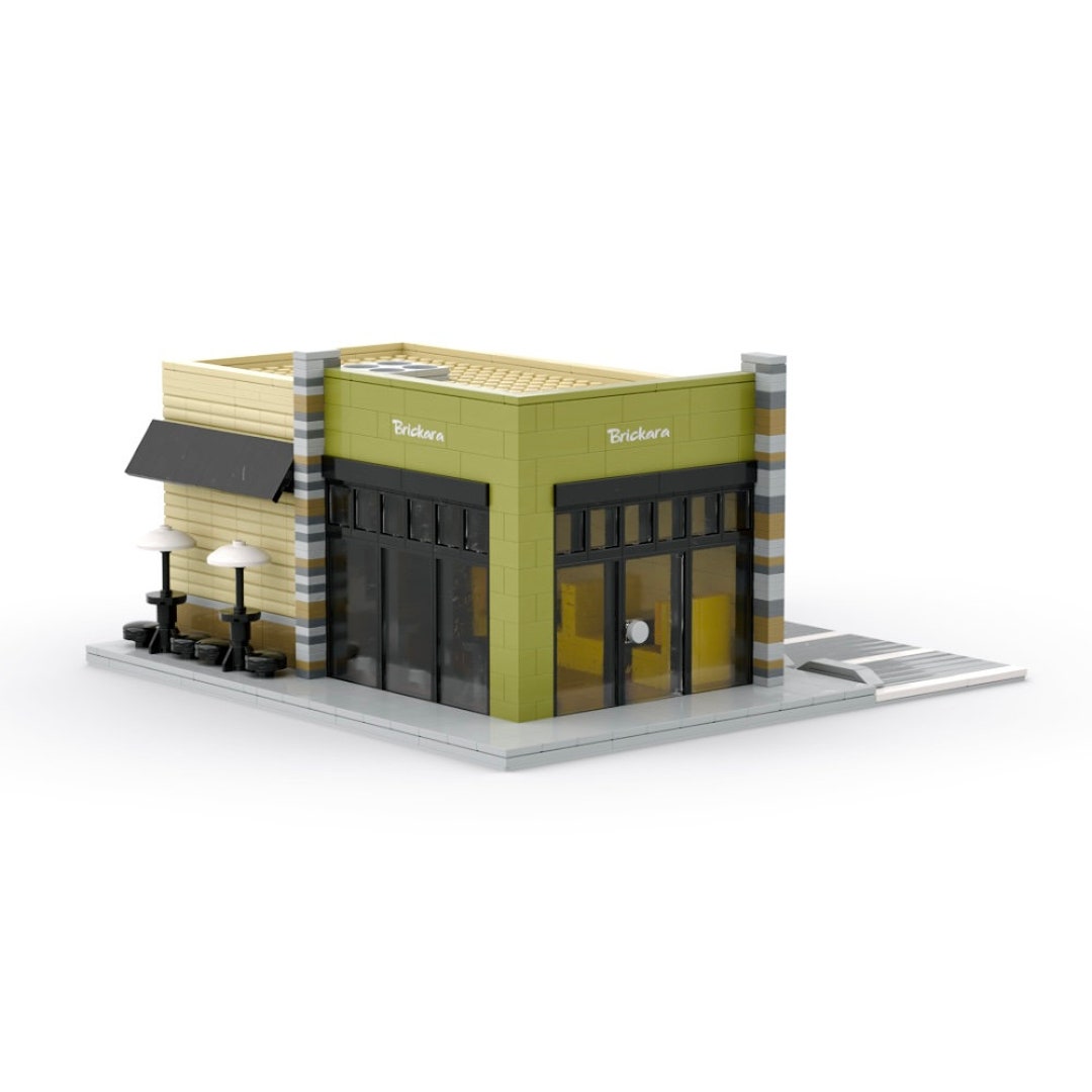 Cafe Restaurant Building Blocks Bricks Instructions PDF File Download ...