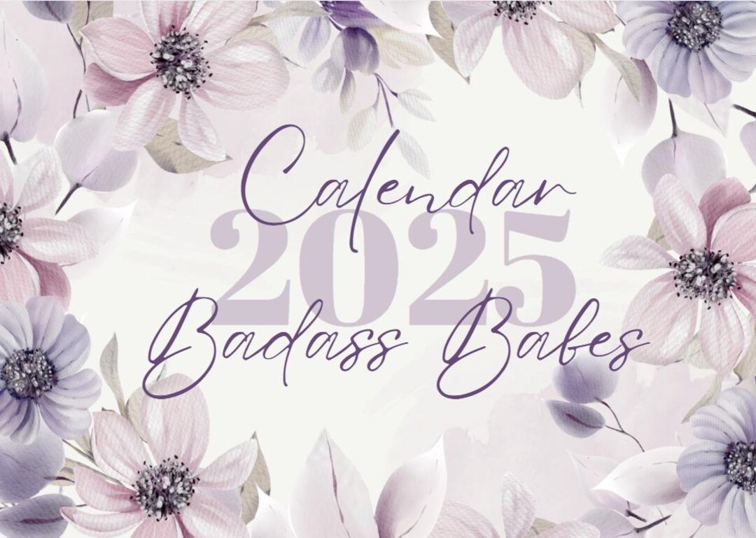 Wall Calendars 2025 Badass Babe Affirmation Calendar - Etsy