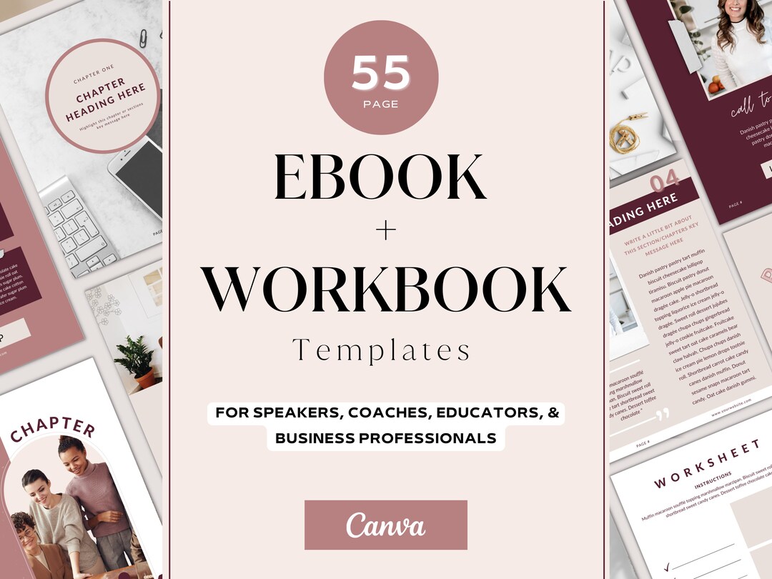 Ebook and Workbook Template for Business | Ebook PDF| Premade Ebook ...
