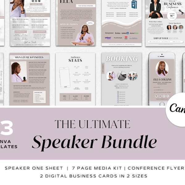 Speaker Business Card - Etsy