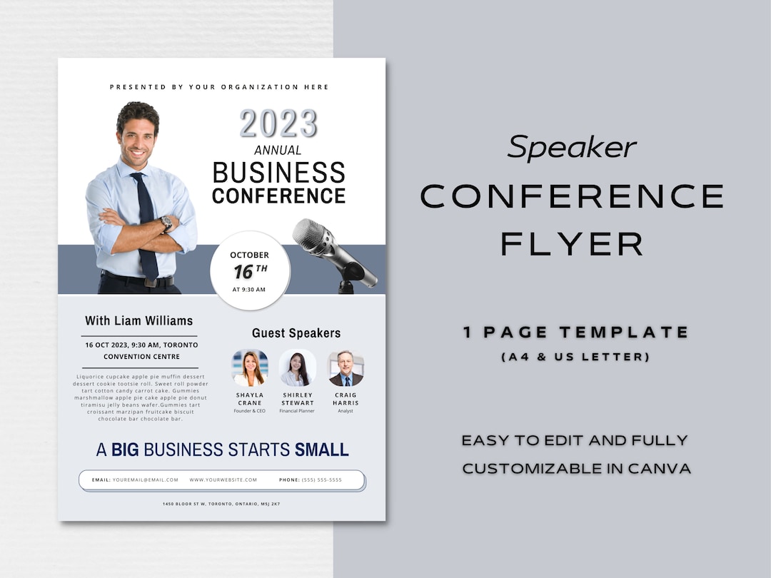 Business Conference Flyer | Seminar Flyer | Conference Event Flyer ...