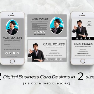 Speaker Templates Bundle | Speaker One Sheet | Unique Business Card ...