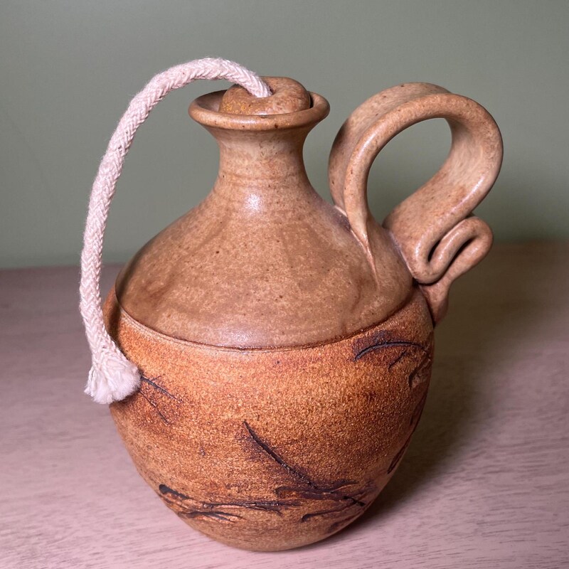 Pottery Oil Lamp - Etsy