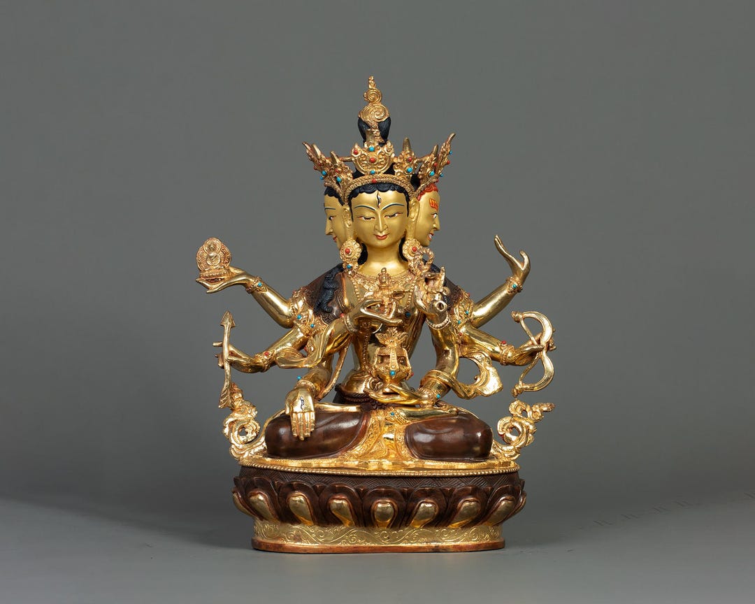 Handcrafted Namgyalma Statue I Goddess of Long Life and Purification I ...