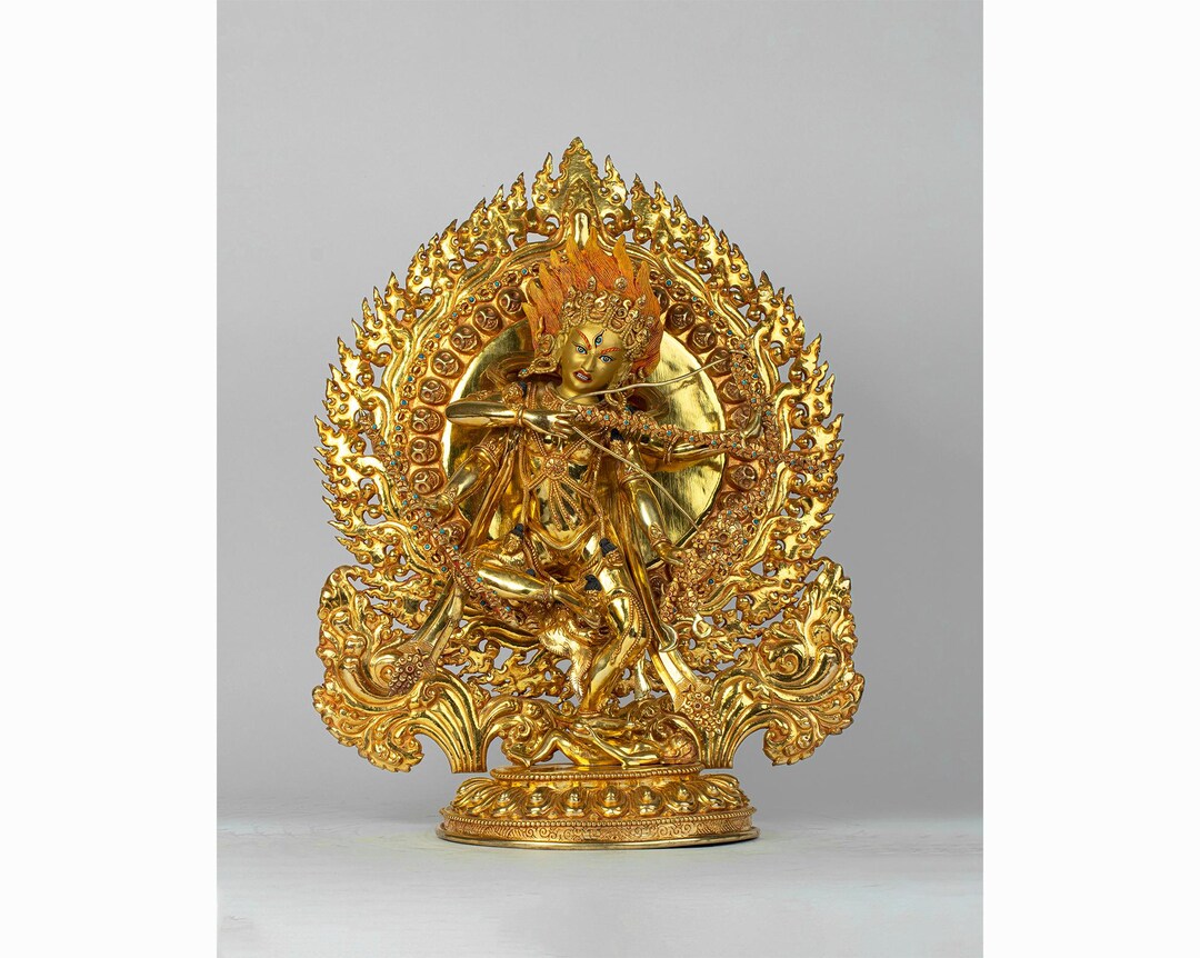 Powerful Kurukulla Statue | Transformative and Empowering Dakini | 24k ...