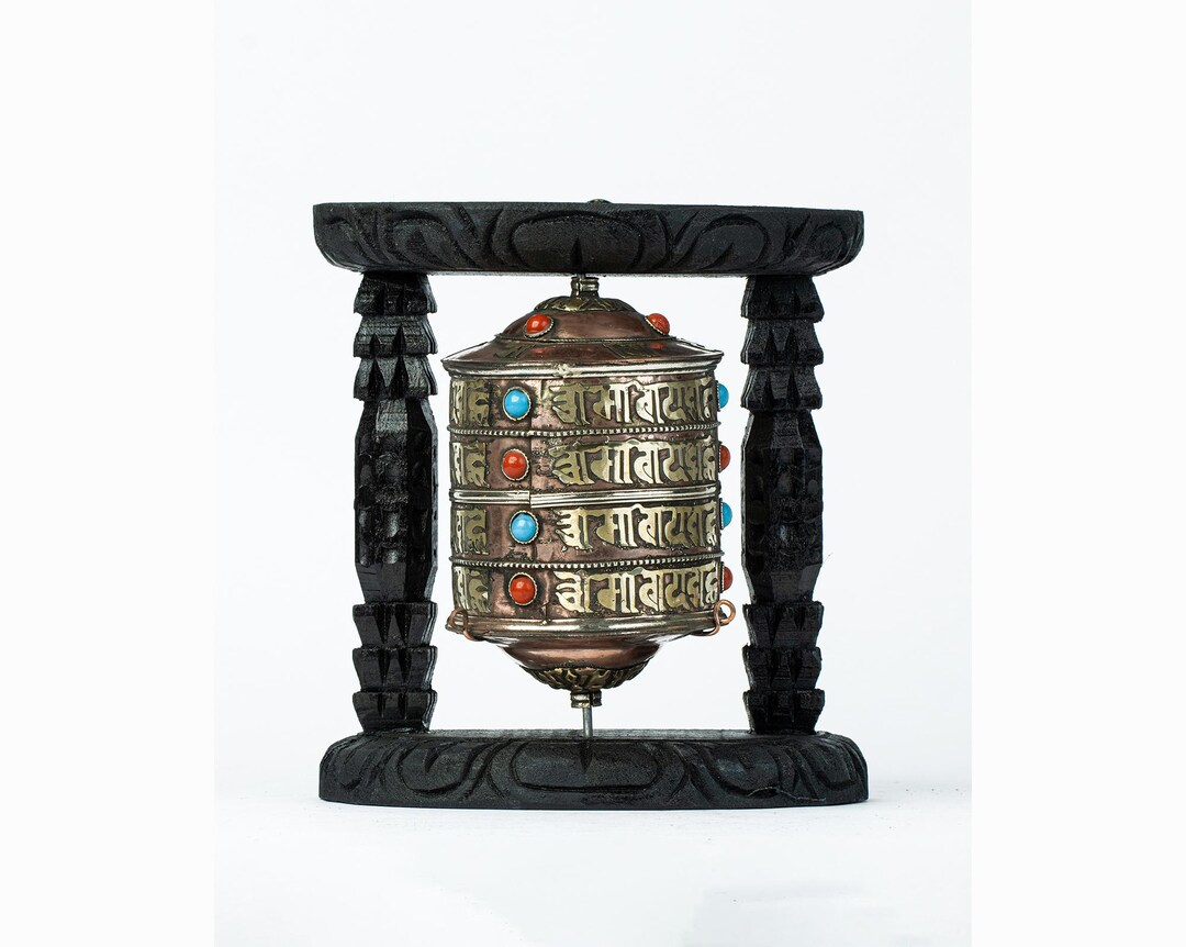 Authentic Buddhist Mantra Prayer Wheel | Om Mane Padme Hum Mantra ...