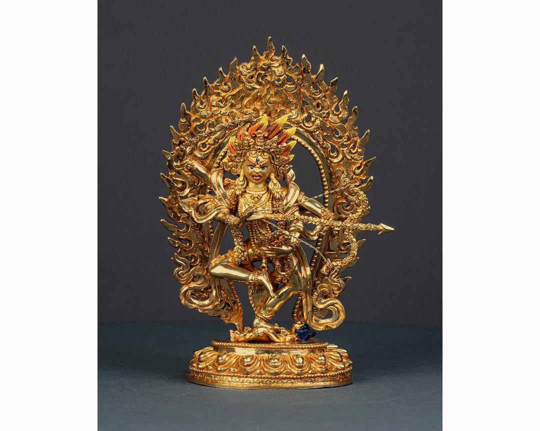 Kurukulla Goddess Statue I Handcrafted Tibetan Buddhism Deity of Love ...