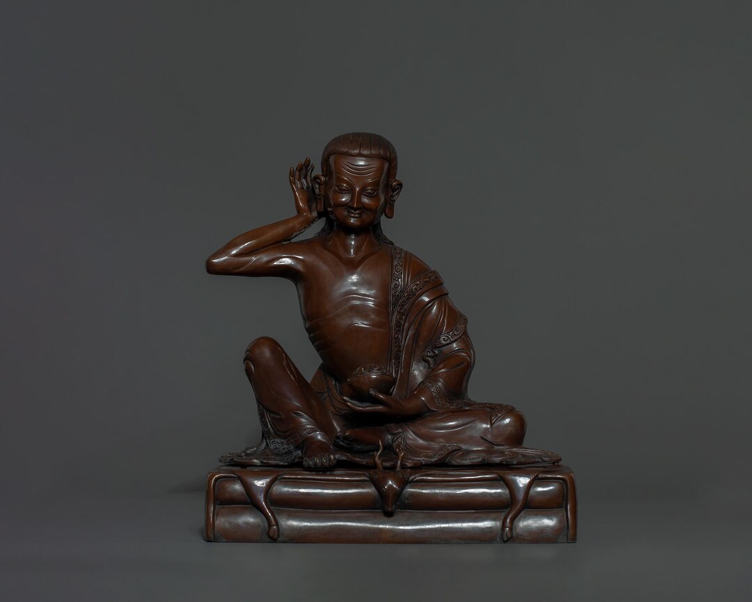 Buddhist Master Milarepa Statue I Handcrafted I Yogi I Oxidized Statue ...