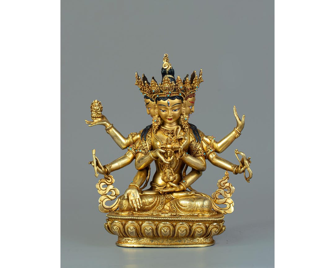 Handmade Namgyalma Statue I Goddess of Long Life and Purification - Etsy