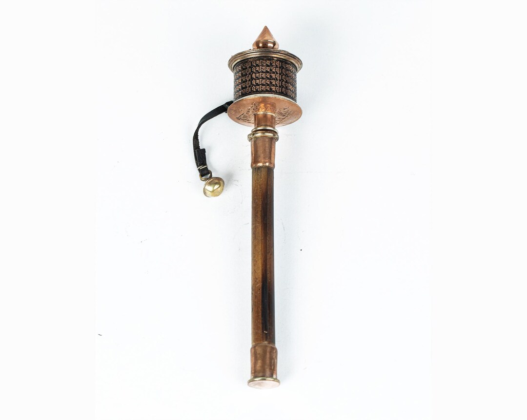 Beautifully Crafted Hand Prayer Wheel | Buddhist Ritual Tools ...