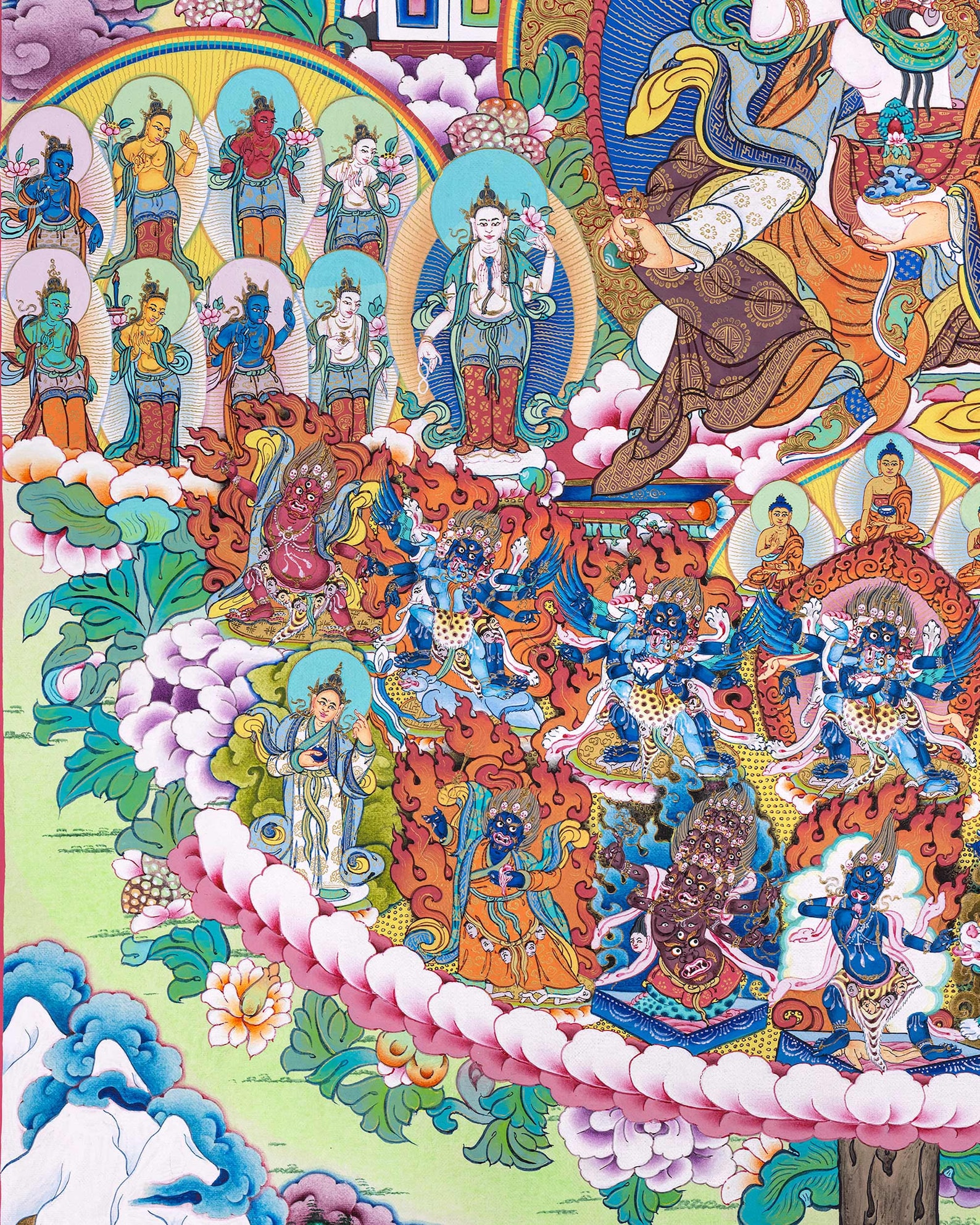 Nyingma Refuge Tree L Refuge Field buddhist Nyingma Lineage - Etsy