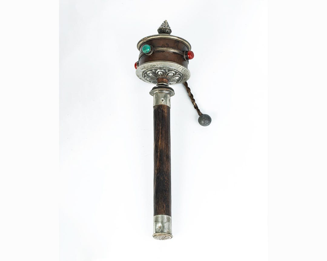 Authentic Hand Prayer Wheel || Tool for Prayer and Meditation ...