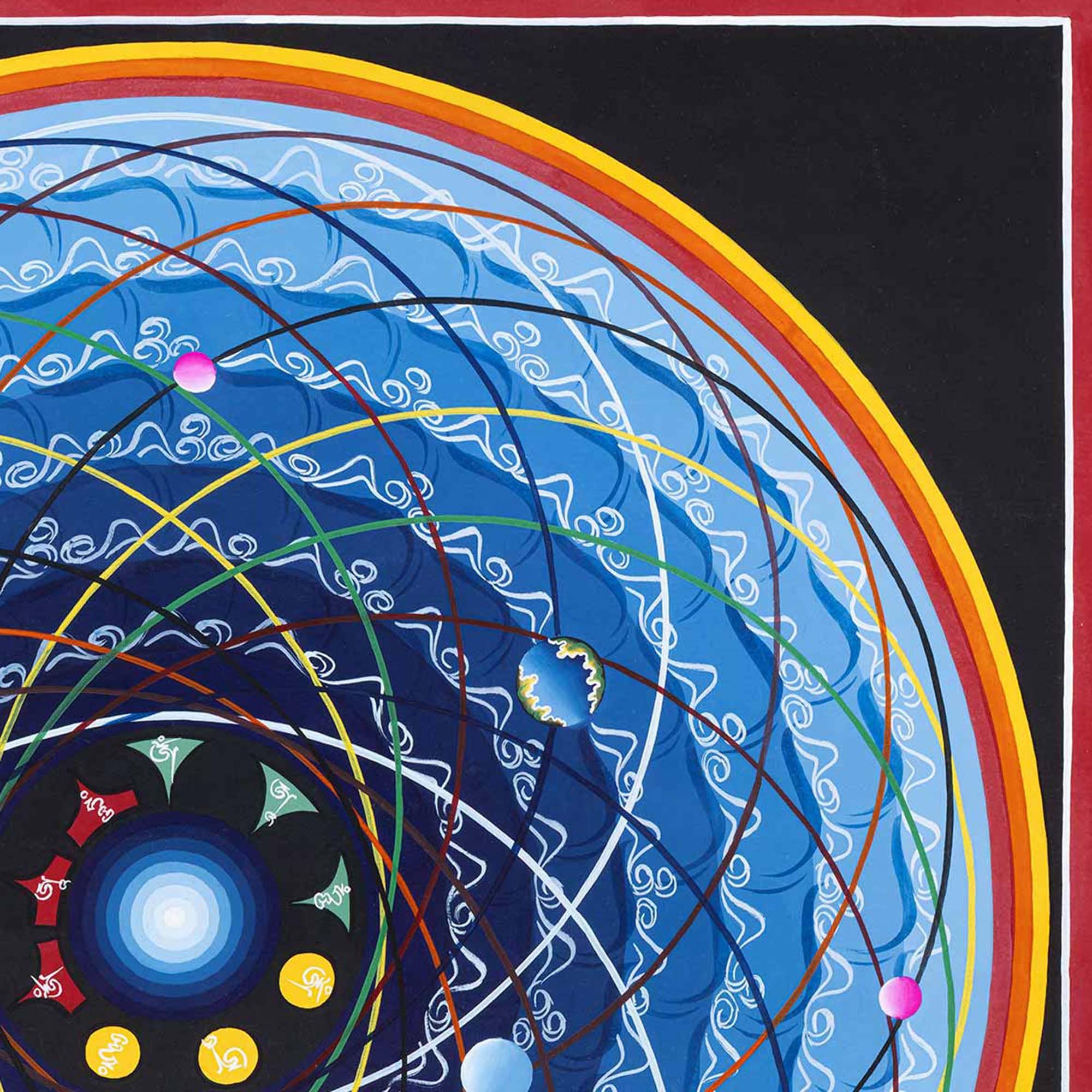 Cosmos Mandala Thangka Painting Art of Universe - Etsy