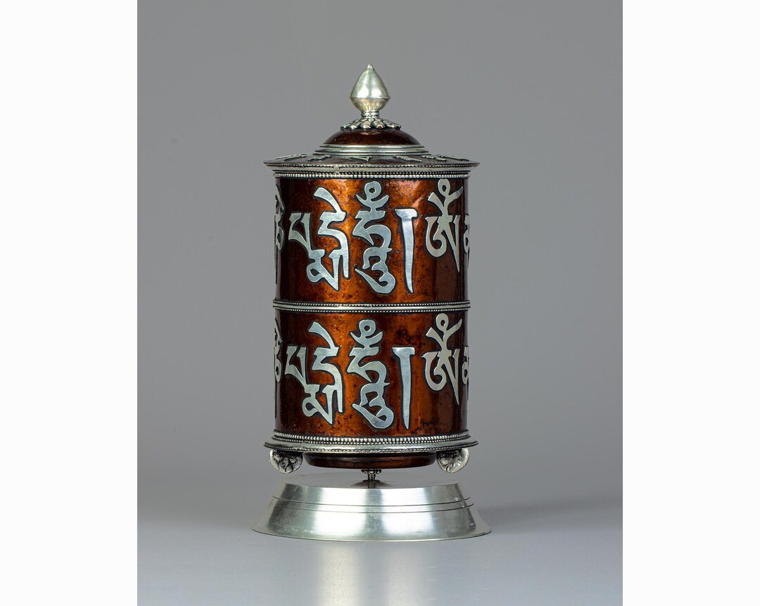 Beautifully Crafted Prayer Wheel I Traditional Mani Wheel I Om Mani ...
