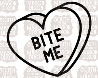 BITE ME SVG - Etsy