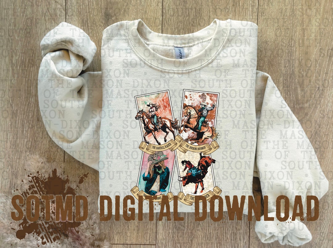 Rodeo Tarot Cards (PNG) - Etsy